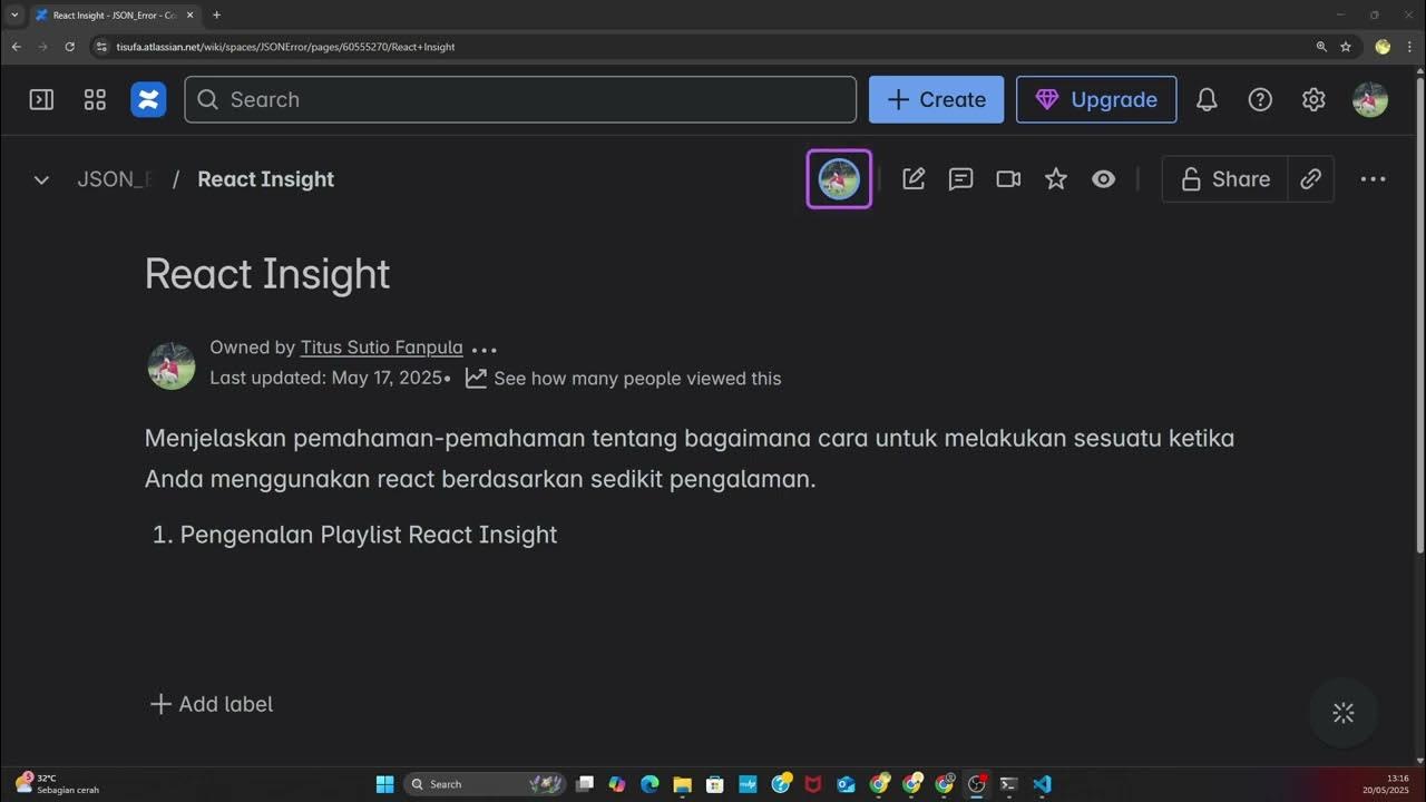 #1. React Insight - Pengenalan Tutorial - YouTube