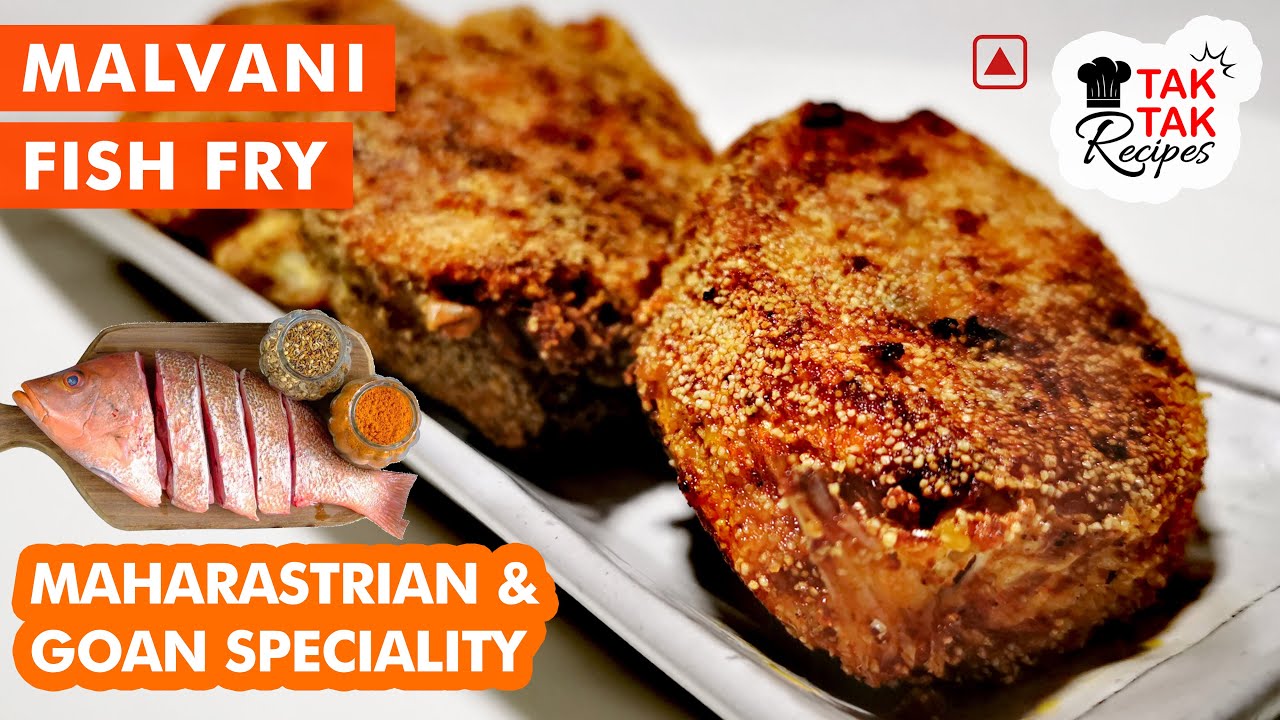 [132] Malvani Fish Fry | Different Crispy Seafood Side | Maharashtrian ...