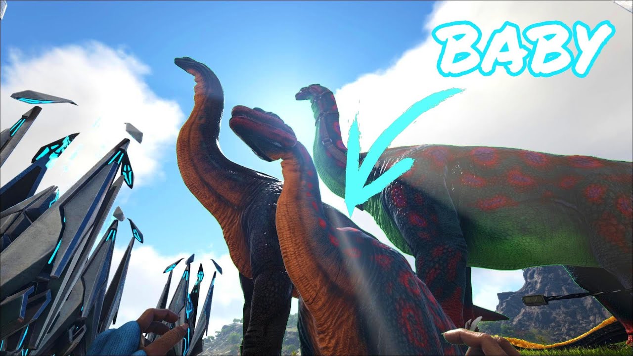 Baby Brachi Is Here! | ARK Lost Island - YouTube