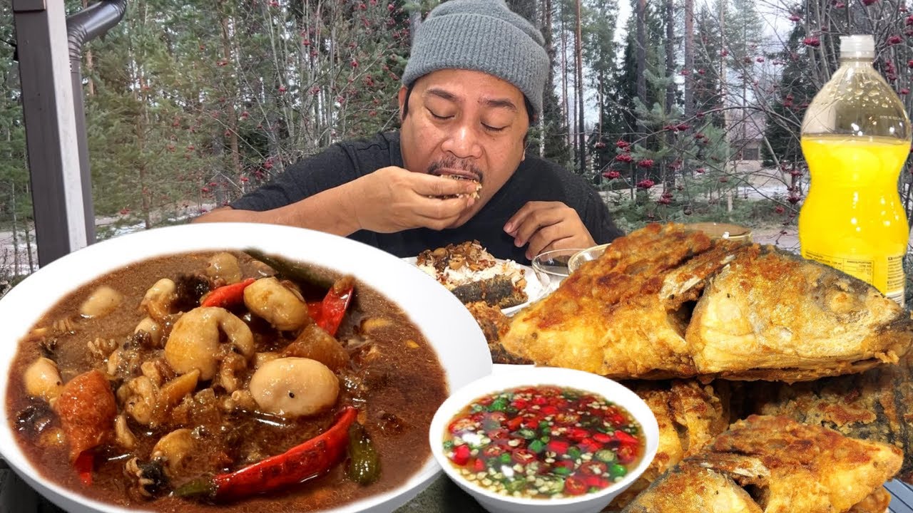 BABY SQUID ADOBO!!! SUPER CRISPY PRITONG BANGUS!!! Baby Pusit! Filipino ...