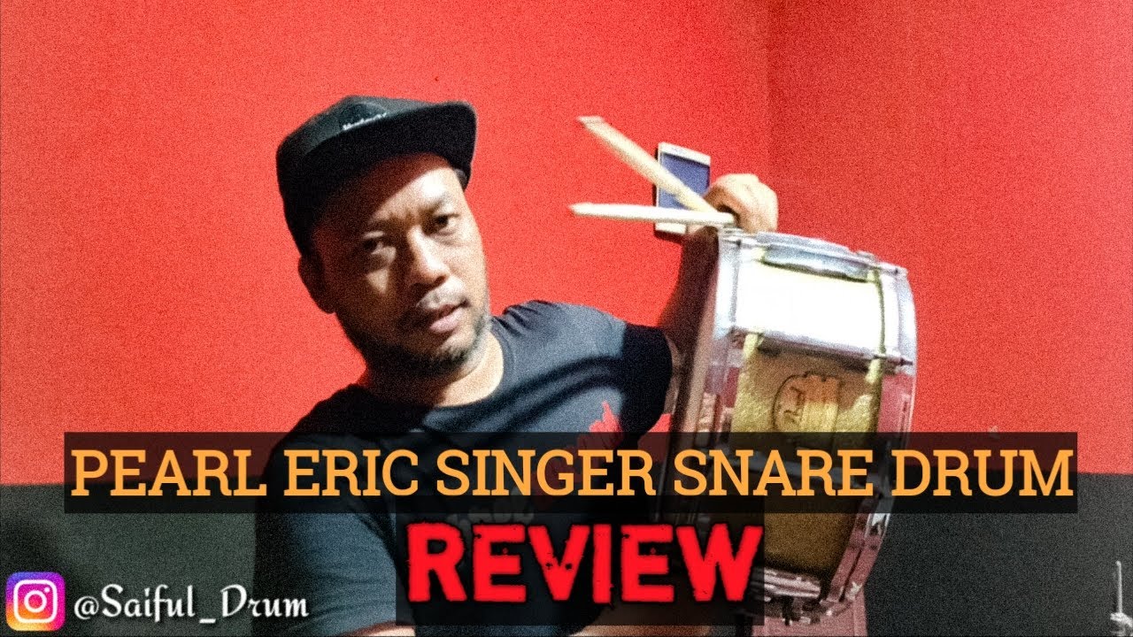 Pearl Eric Singer signature snare drum 14"×6,5" review - YouTube