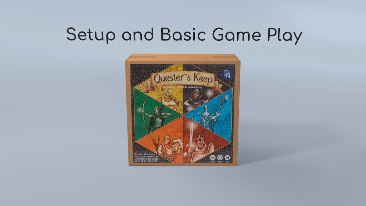Quester's Keep Basic Rules Setup and Play - YouTube