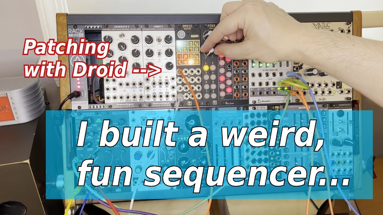 Droid system: Custom step-swapping sequencer - YouTube