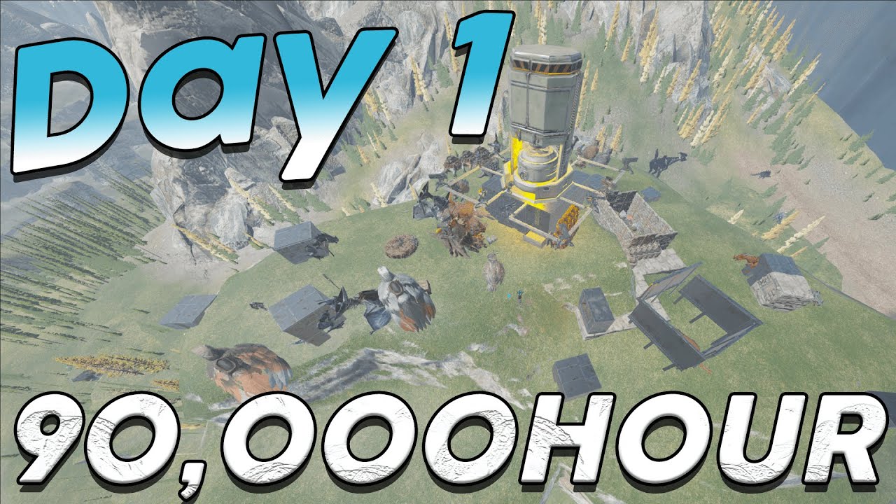 How A 90,000 Hour Tribe DOMINATES Day 1 - ARK MTS - YouTube