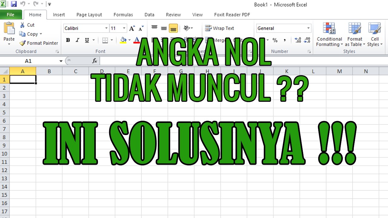Cara Membuat Angka 0 Di Excel Cara Membuat Angka 0 Di Excel