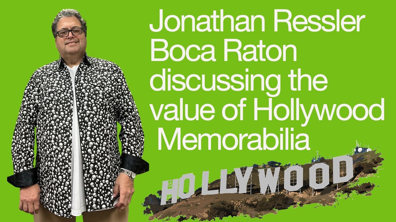 Jonathan Ressler Boca Raton Discussing Hollywood Memorabilia [Step By ...