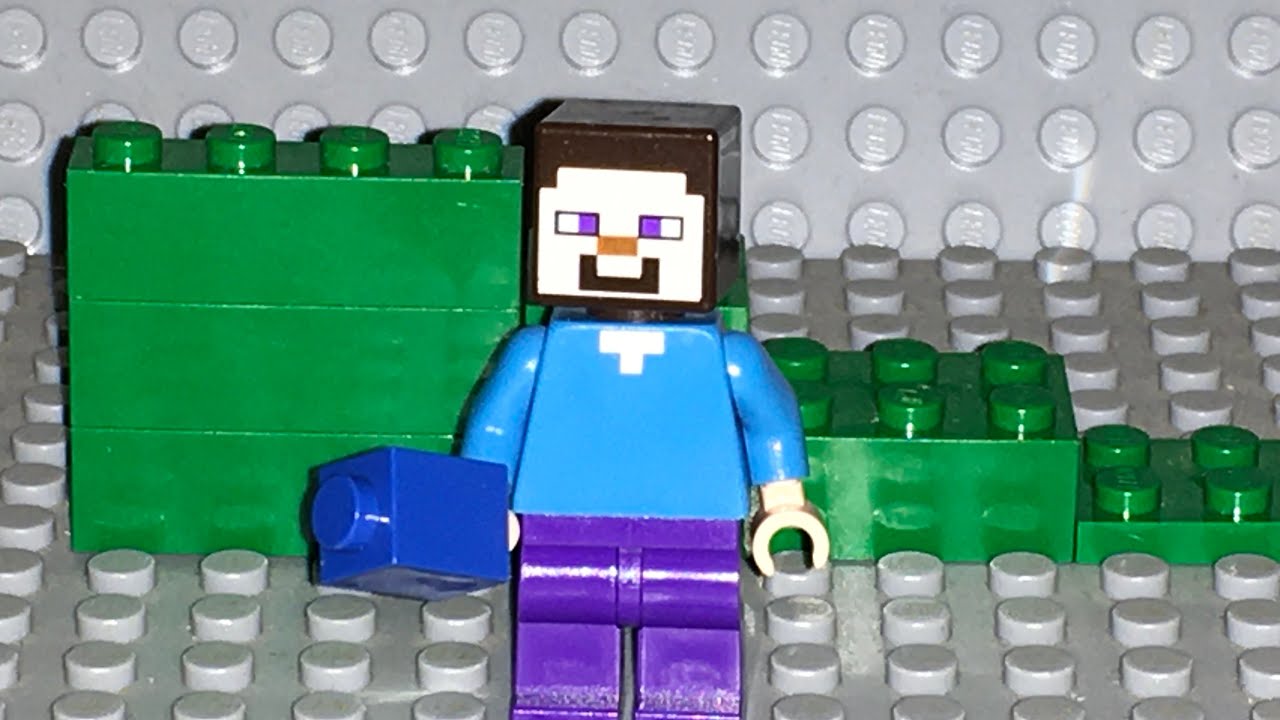 Lego Steve Water Bucket - YouTube