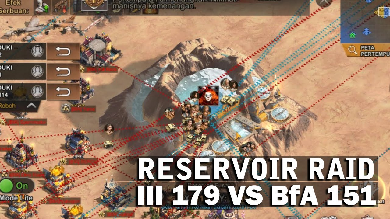 RESERVOIR RAID [III 179 vs BfA 151], GEAR MERAH KALAH DENGAN HERO INI ...