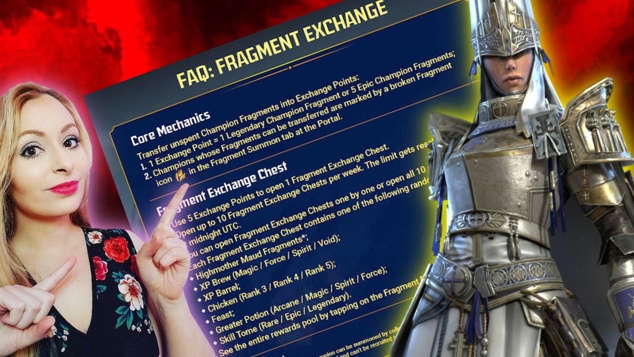 MY FIRST TIME! Fragment Exchange - RAID Shadow Legends - YouTube