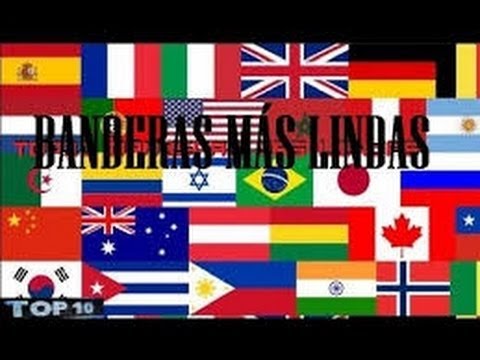 10 BANDERAS MAS BONITAS DEL MUNDO - YouTube