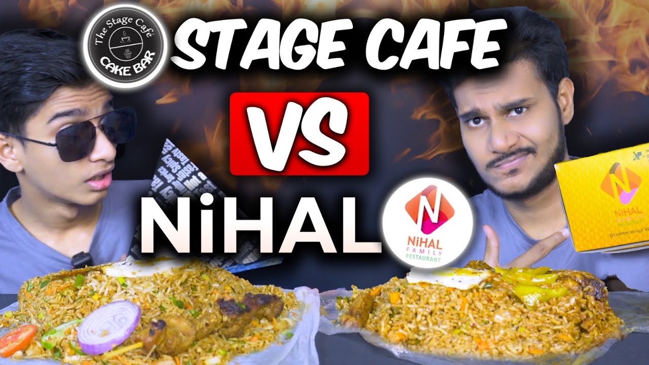 NiHAL vs Stage Cafe | Chicken Nasigoreng | FOOD REVIEW | Magu ASMR - YouTube