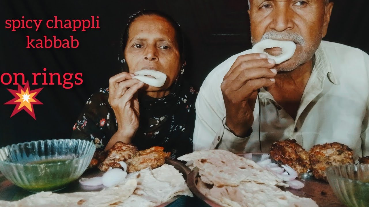 Asmr eating pakistani food | eating 💥 spicy chicken chappli kabab ...