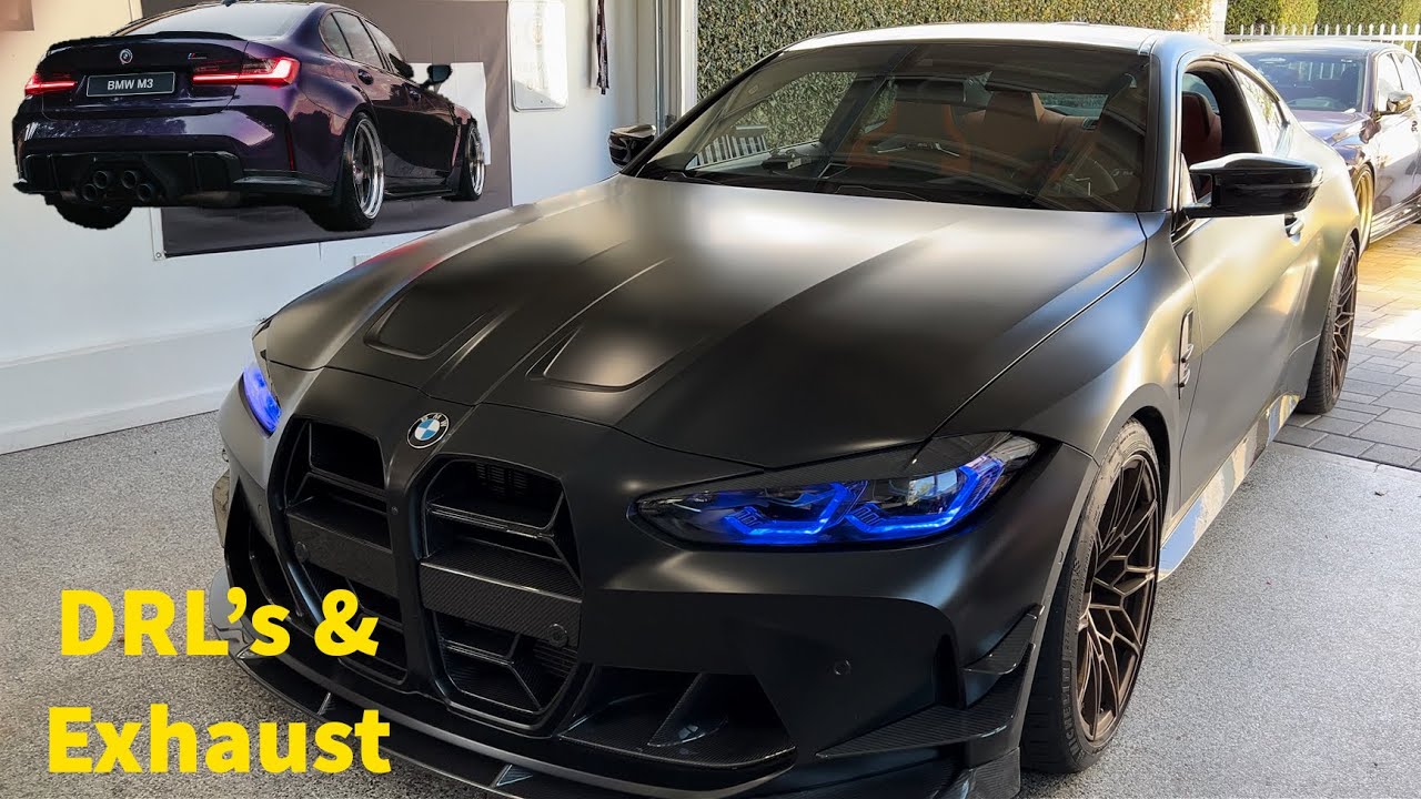 RGB DRL's Install and the Best Sounding Exhaust!!! - YouTube