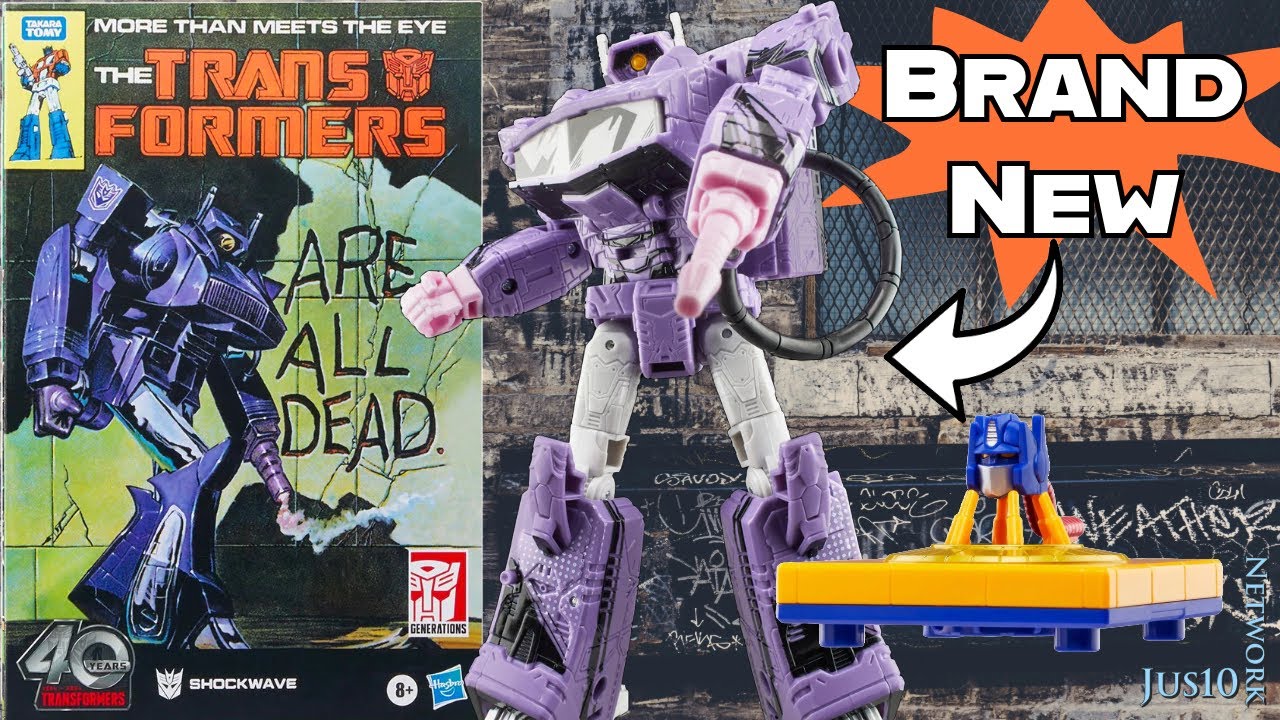 TRANSFORMERS Generations Comic Edition Shockwave Review - YouTube