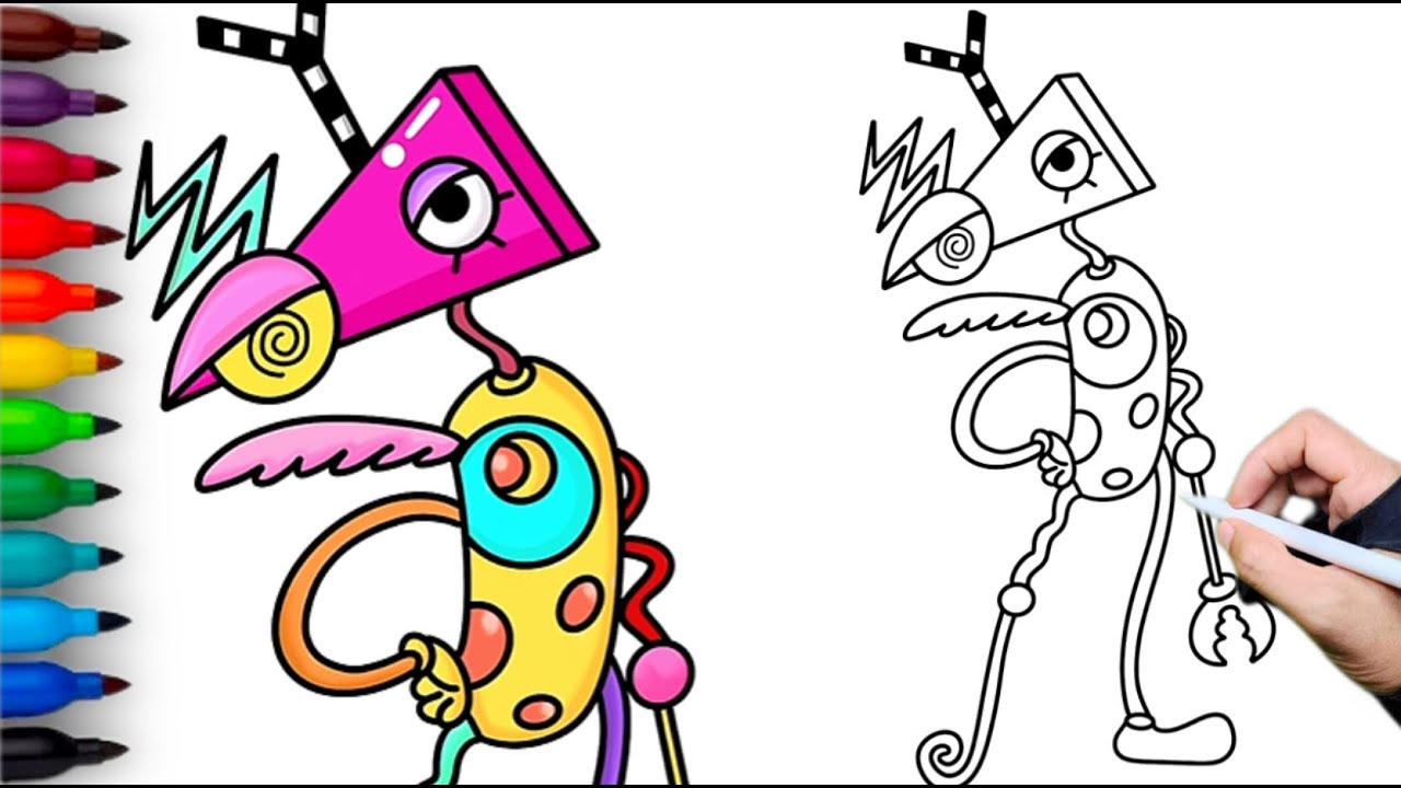 How to DRAW ZOOBLE | THE AMAZING DIGITAL CIRCUS Easy Drawing Cute - YouTube