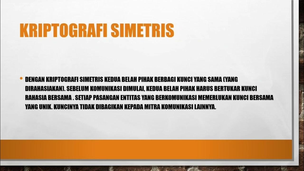 Kriptografi Simetris - Kelompok 3 - YouTube