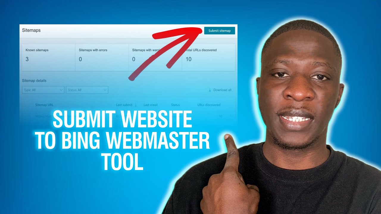 How To Submit Website To Bing Webmaster Tool For SEO - YouTube
