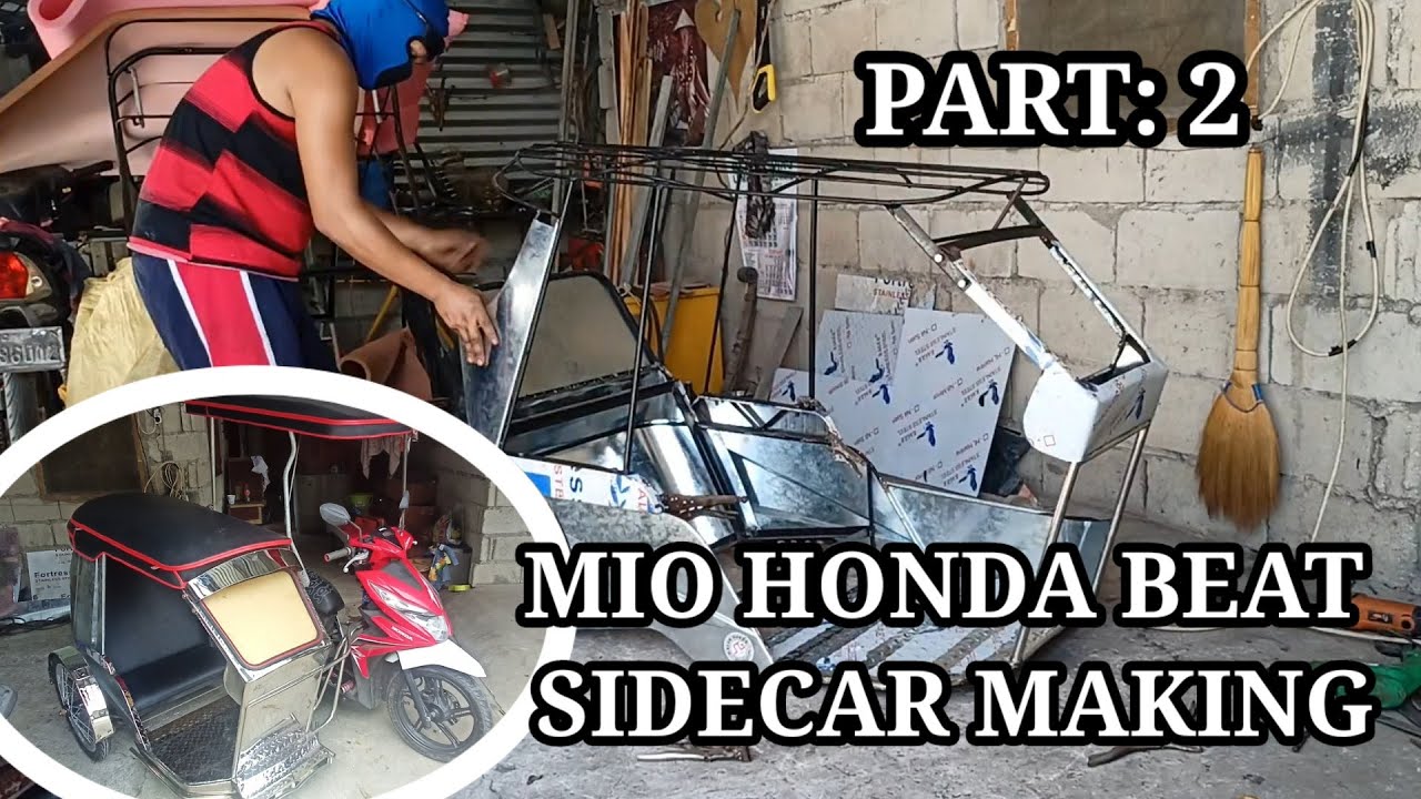 GUMAWA AKO NG HONDA BEAT SIDECAR/PART 2 - YouTube