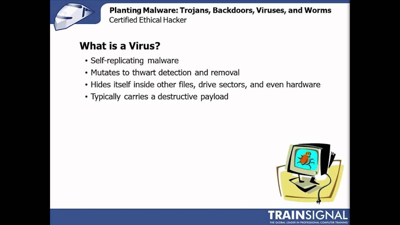 27 Ethical Hacking - What is a Virus - YouTube