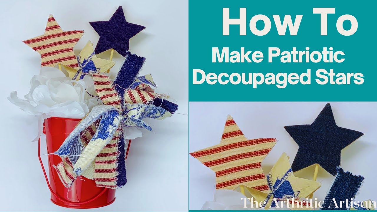 Patriotic Crafts/4th of July Crafts/Patriotic Decorations/Easy DIY #2 ...