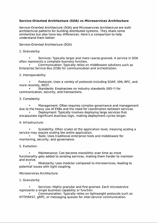 Service oriented architecture (SOA) vs Microservices architecture ...