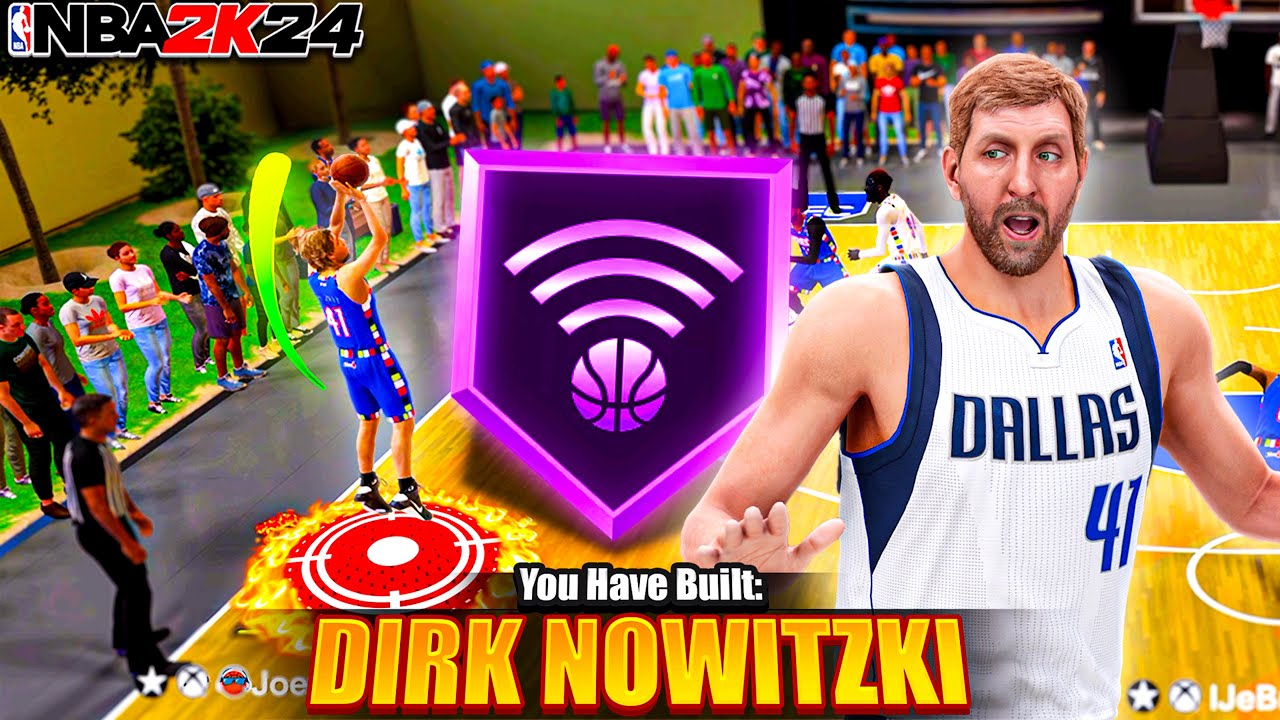 This PRIME Dirk Nowitzki Build is a CHEAT CODE on NBA 2K24 - YouTube