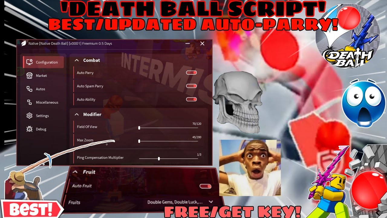 Death Ball Roblox Super OP Latest Script Auto-Parry 99.99% Accurate😎 ...