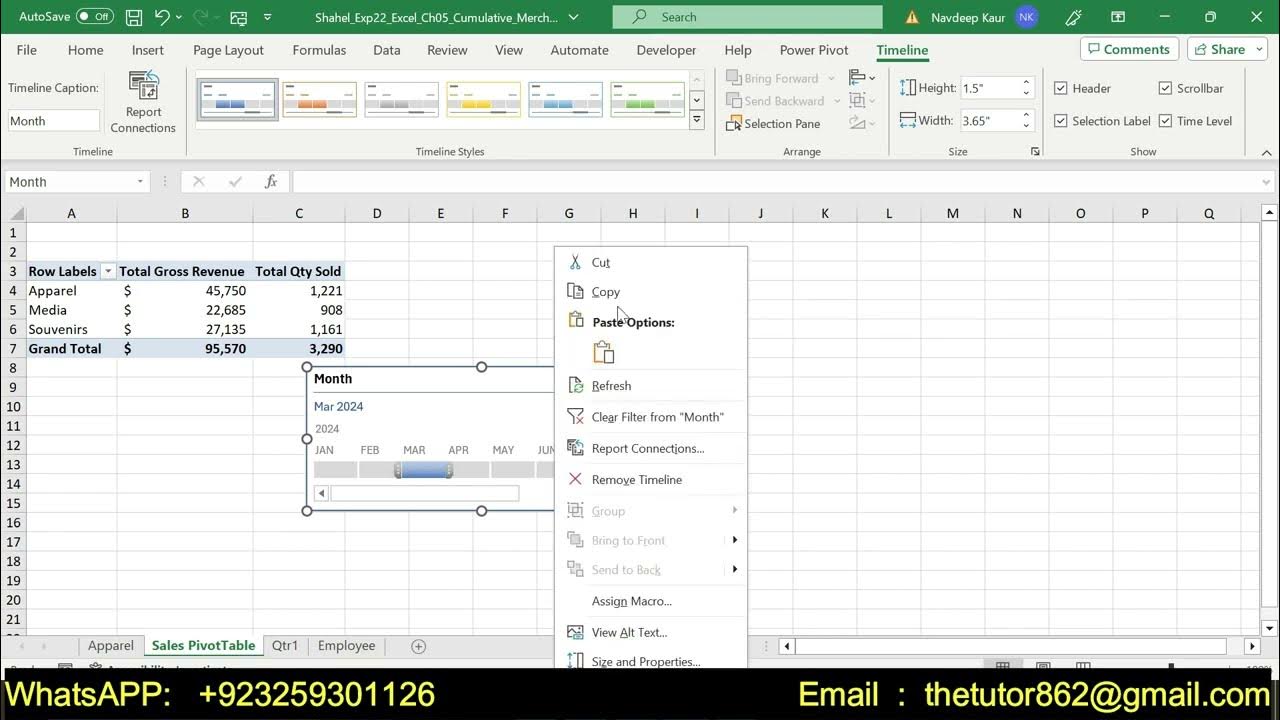 Exp22_Excel_Ch05_Cumulative_Merchandise 1.1 | Excel Chapter 5 Merchandise Complete Solution ...