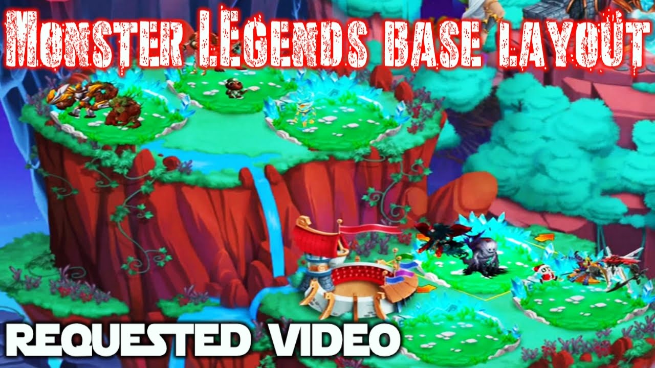 Monster Legends - Requested Video - Base Layout - YouTube