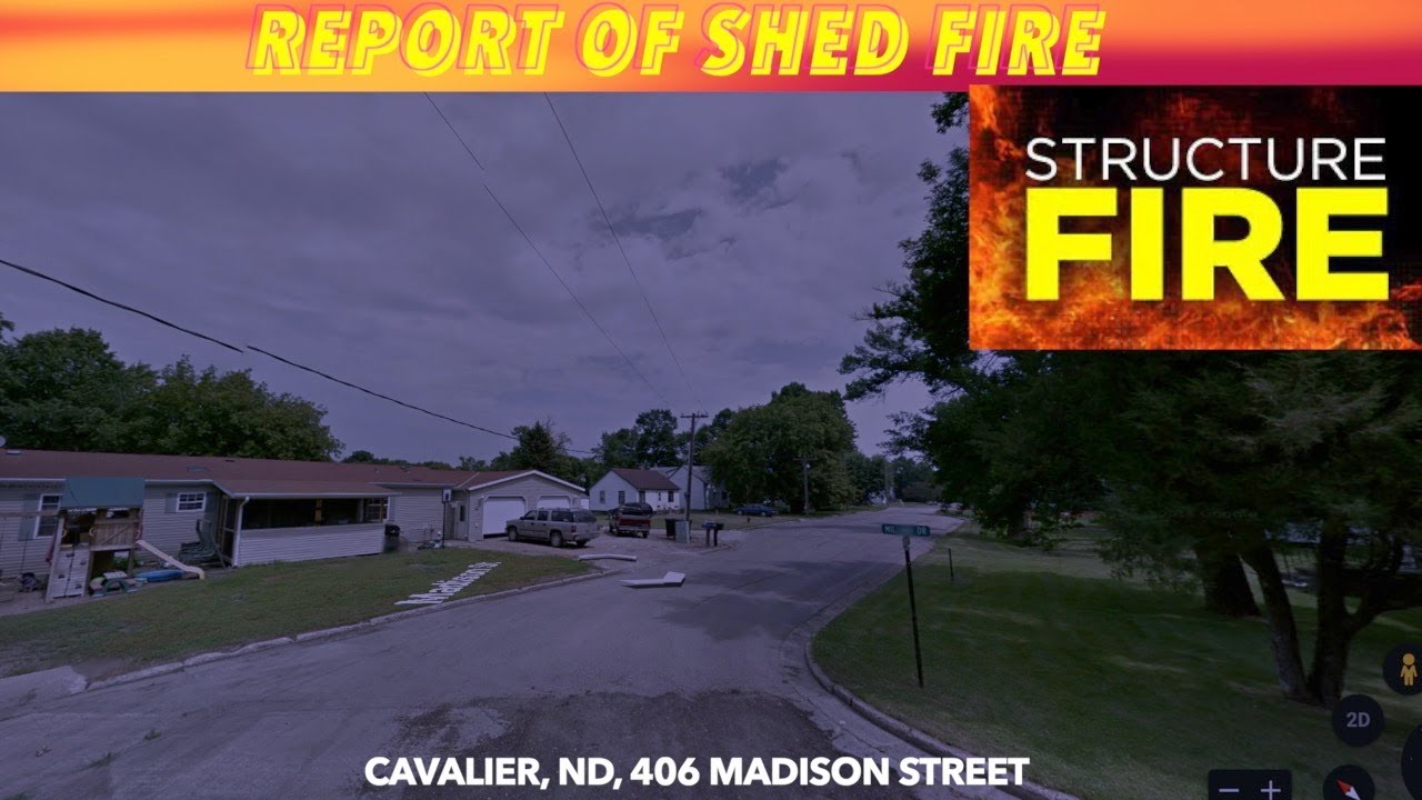 Report Of Early Thursday Morning Fire In Cavalier, ND - YouTube