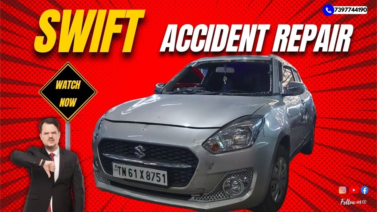 Swift Accident Repair and Painting at ACN Motors - YouTube