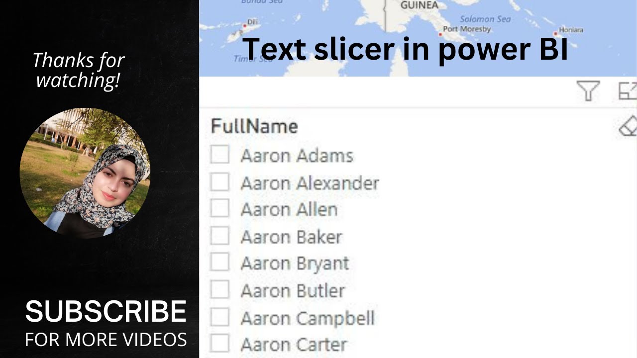 Text slicer in power BI part 2 - YouTube