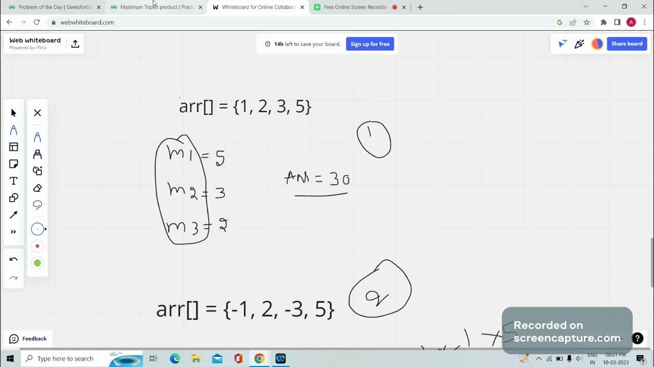 Find Maximum Triplet sum - YouTube