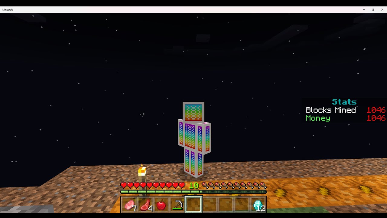 Playing Minecraft One Block Sky Block For 1 Hour! - YouTube