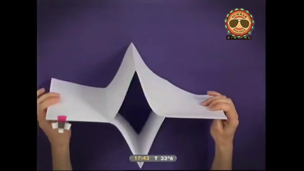 Como crear un librito con una hoja - YouTube