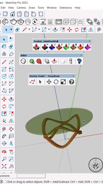 Sketchuptutorial Learn Sketchup Vertex Tool Plugin Architecture Cad Art Autocad Youtube