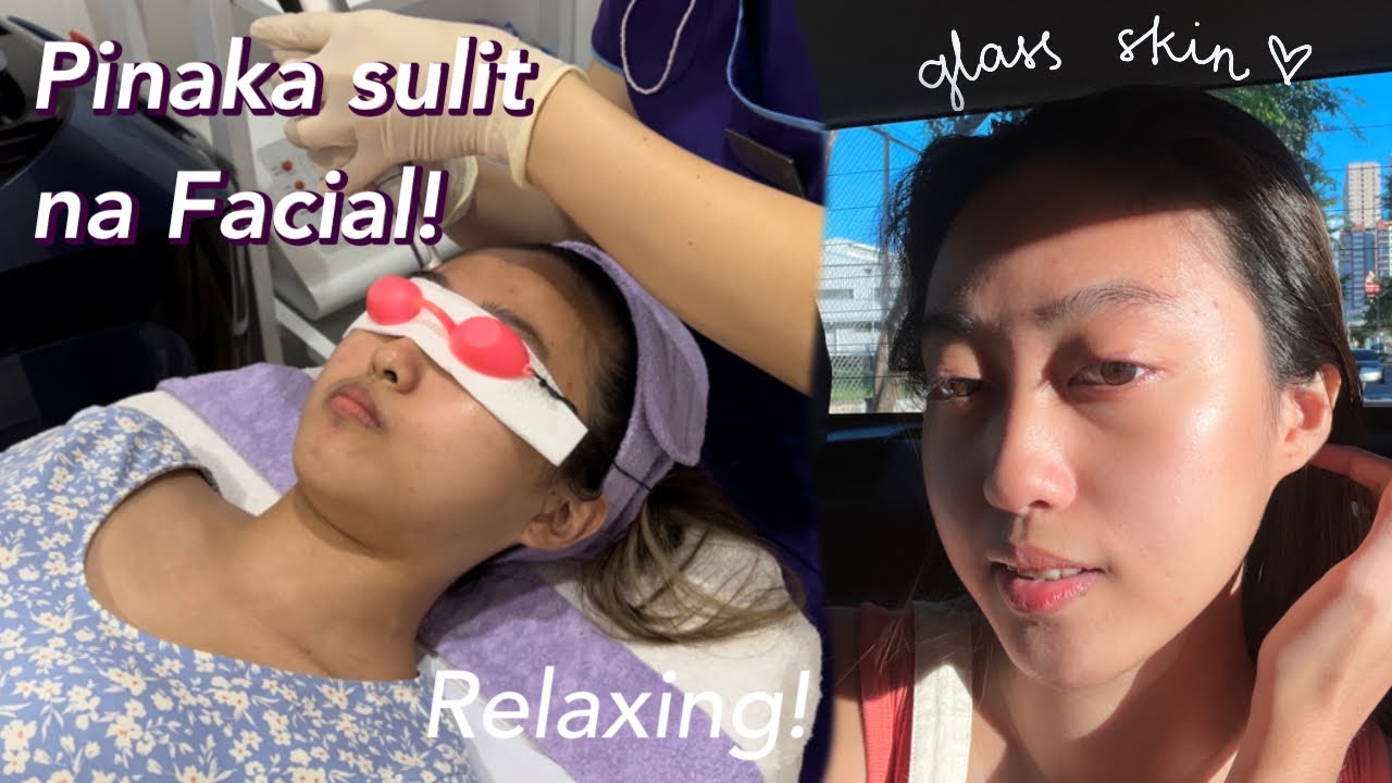 FACIAL FOR GLOWING & GLASS SKIN! Bye darkspots (SkinStation Revitalight ...