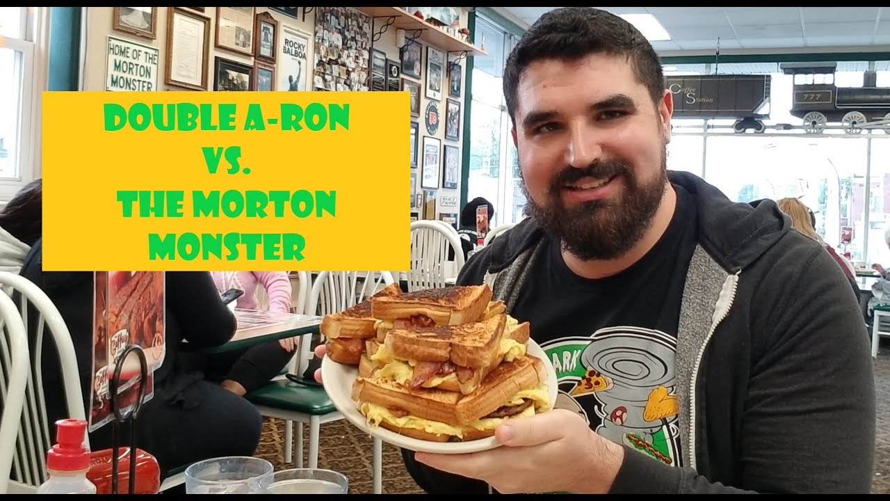 "GIANT" FOOD CHALLENGE| THE MORTON MONSTER - YouTube