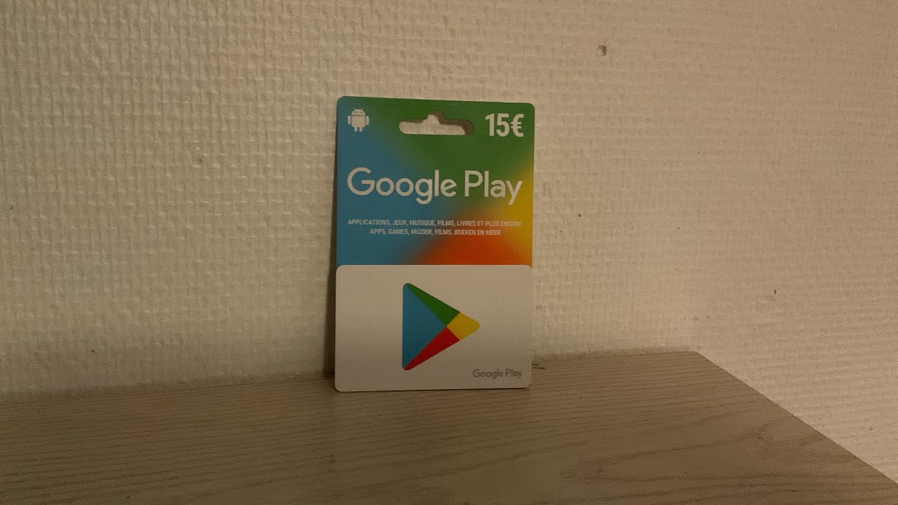 The winner of the Google Play Card 15€ - YouTube