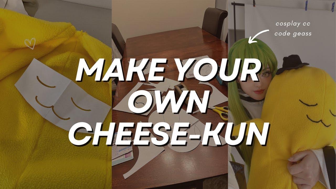 CHEESE-KUN, CODE GEASS | how to pattern & sew the cc pizza hut mascot ...