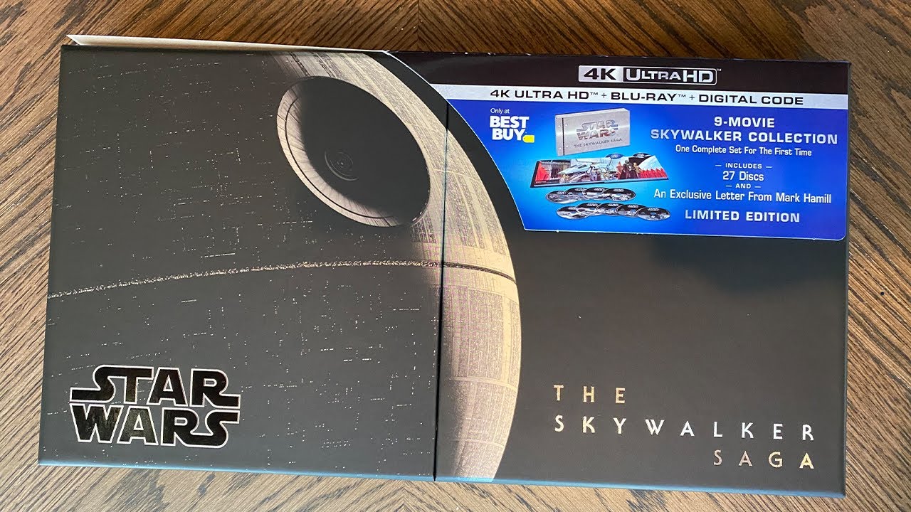 Star Wars: The Skywalker Saga Box Set (2020) Unboxing B-ROLL Only - YouTube