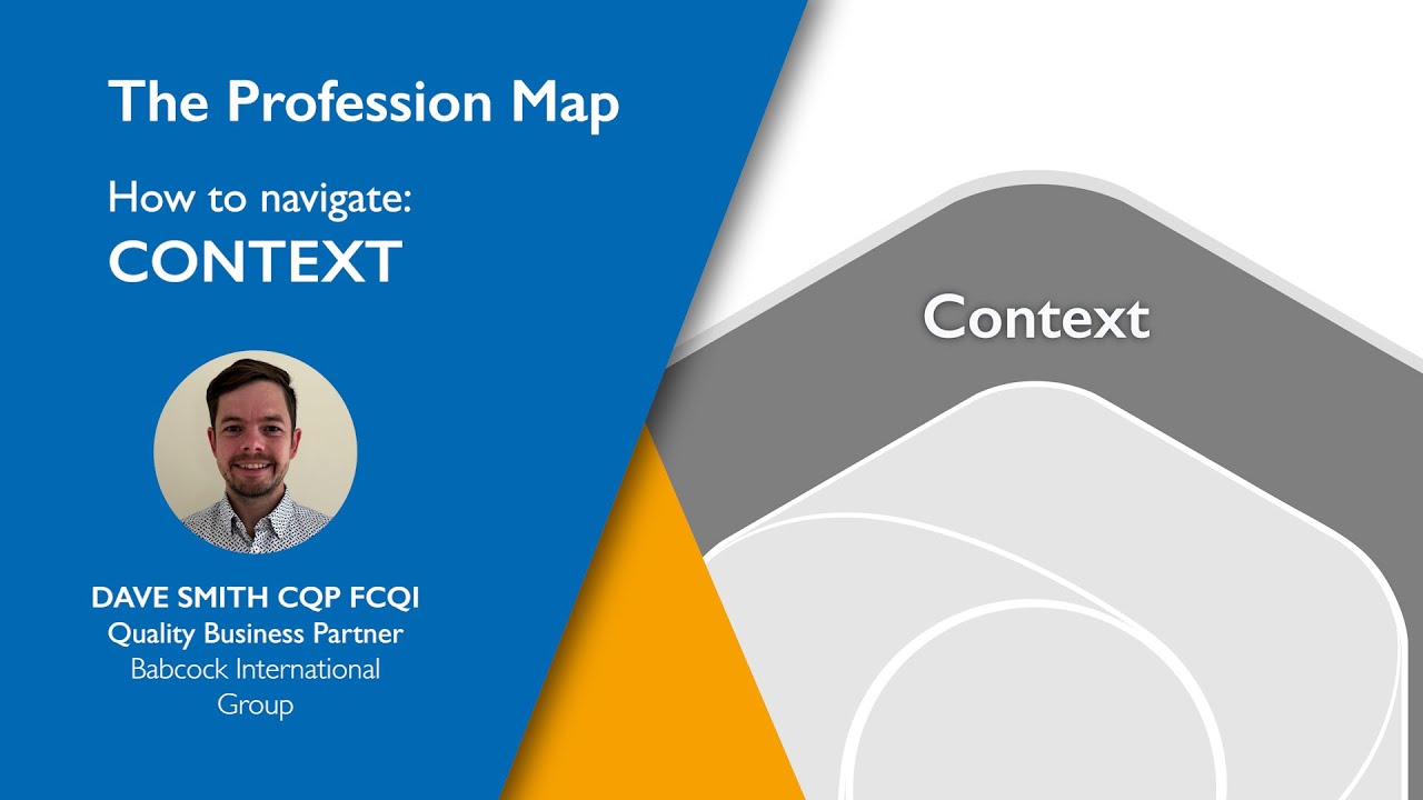 The Profession Map | How to navigate Context competence area - YouTube