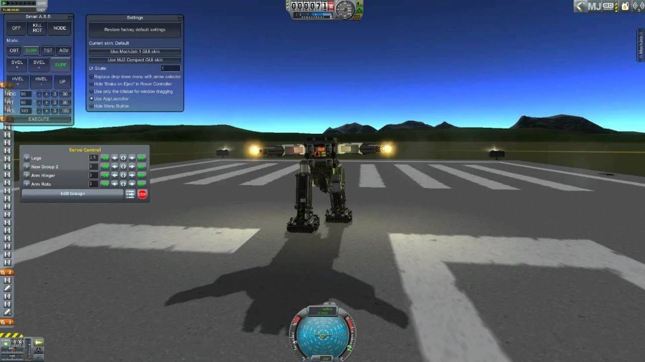 KSP - Mechwarrior walker 41 - BattleMech-7 - YouTube