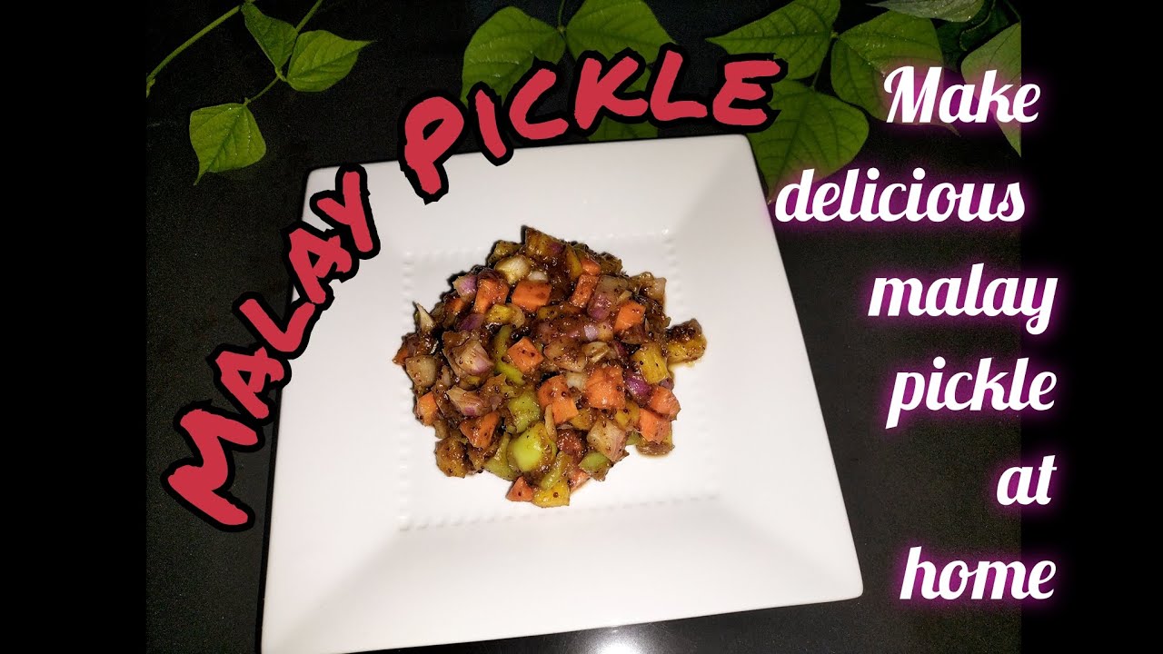 How to make delicious Malay pickle at Home easily 💥 - YouTube