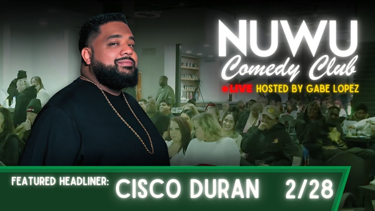 NuWu Comedy Club Livestream | Featuring Cisco Duran | Hosted by Gabe Lopez - YouTube
