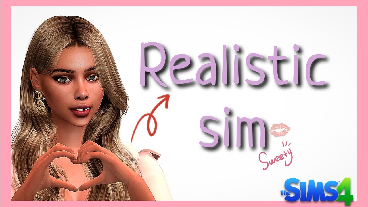 Sims 4 create a sim realistic sim download - cc list - gerçekçi sim ...
