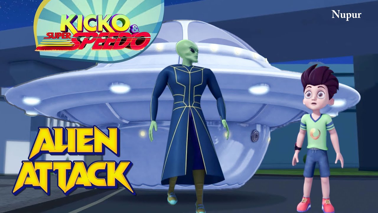 Kicko VS Alien Attack I Kicko And Super Speedo I Moral Stories In Hindi ...