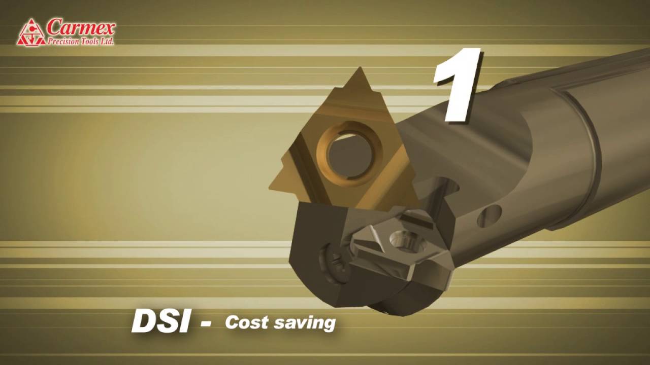 Thread Turning Inserts - DSI (Double Sided) - YouTube