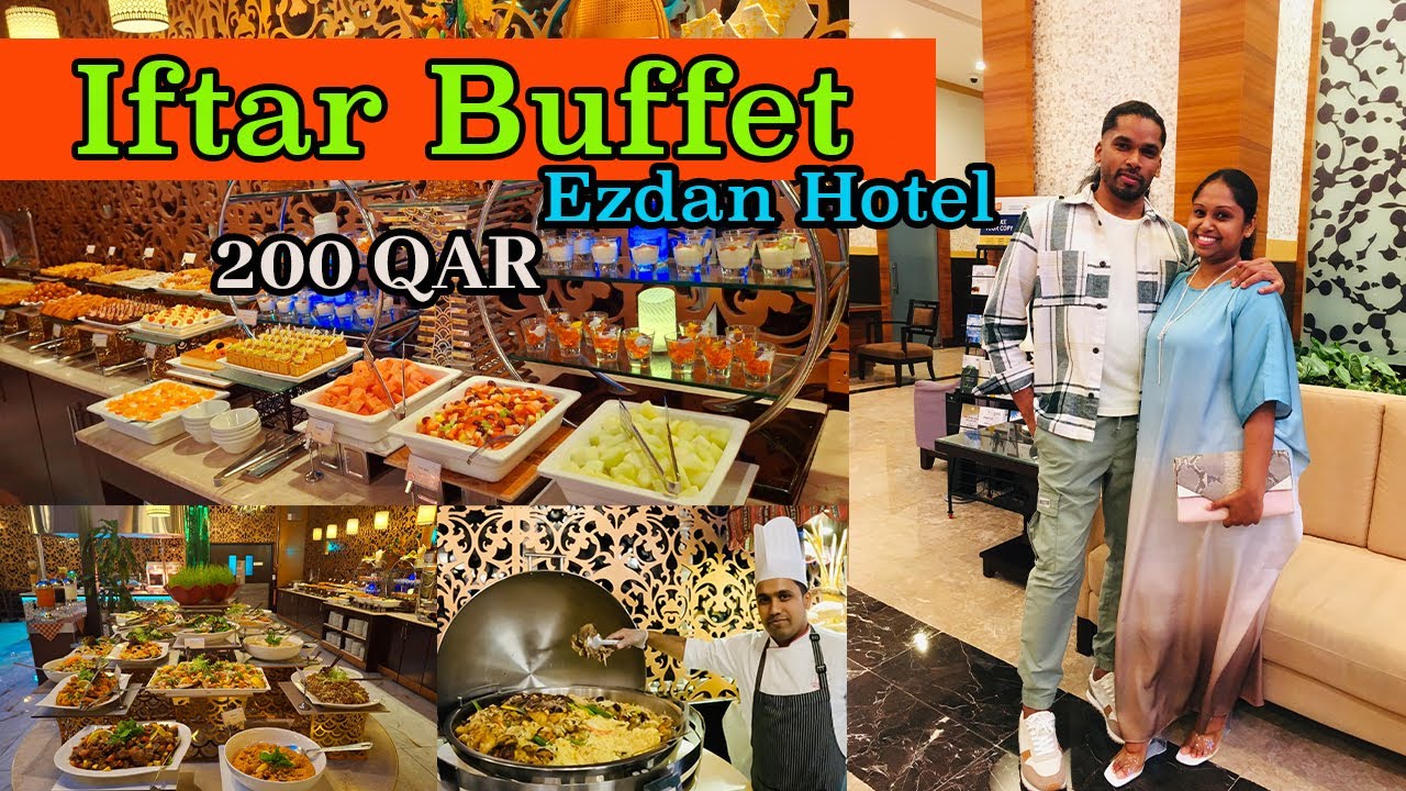 Iftar Buffet at Ezdan hotel Doha | 🏮🌙 ☪️🏮 @lionwasantha | Qatar - YouTube