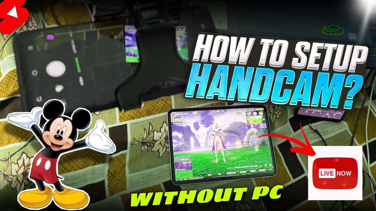 BEST HANDCAM STREAMING SETUP 😍 | HOW TO LIVE STREAM ON SHORT | LIVE NOW ...